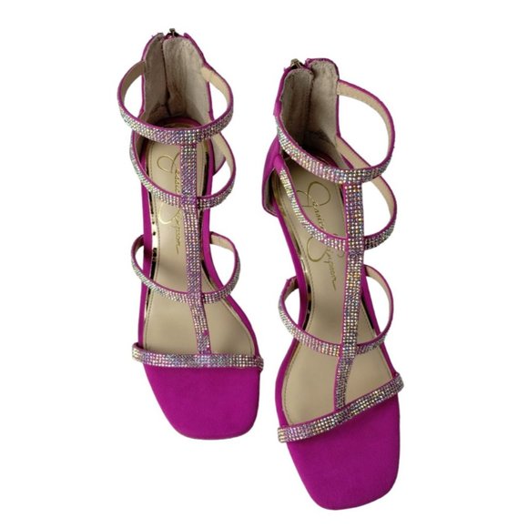 Jessica Simpson | Shoes | Jessica Simpson Oliana Bright Pink Caged ...